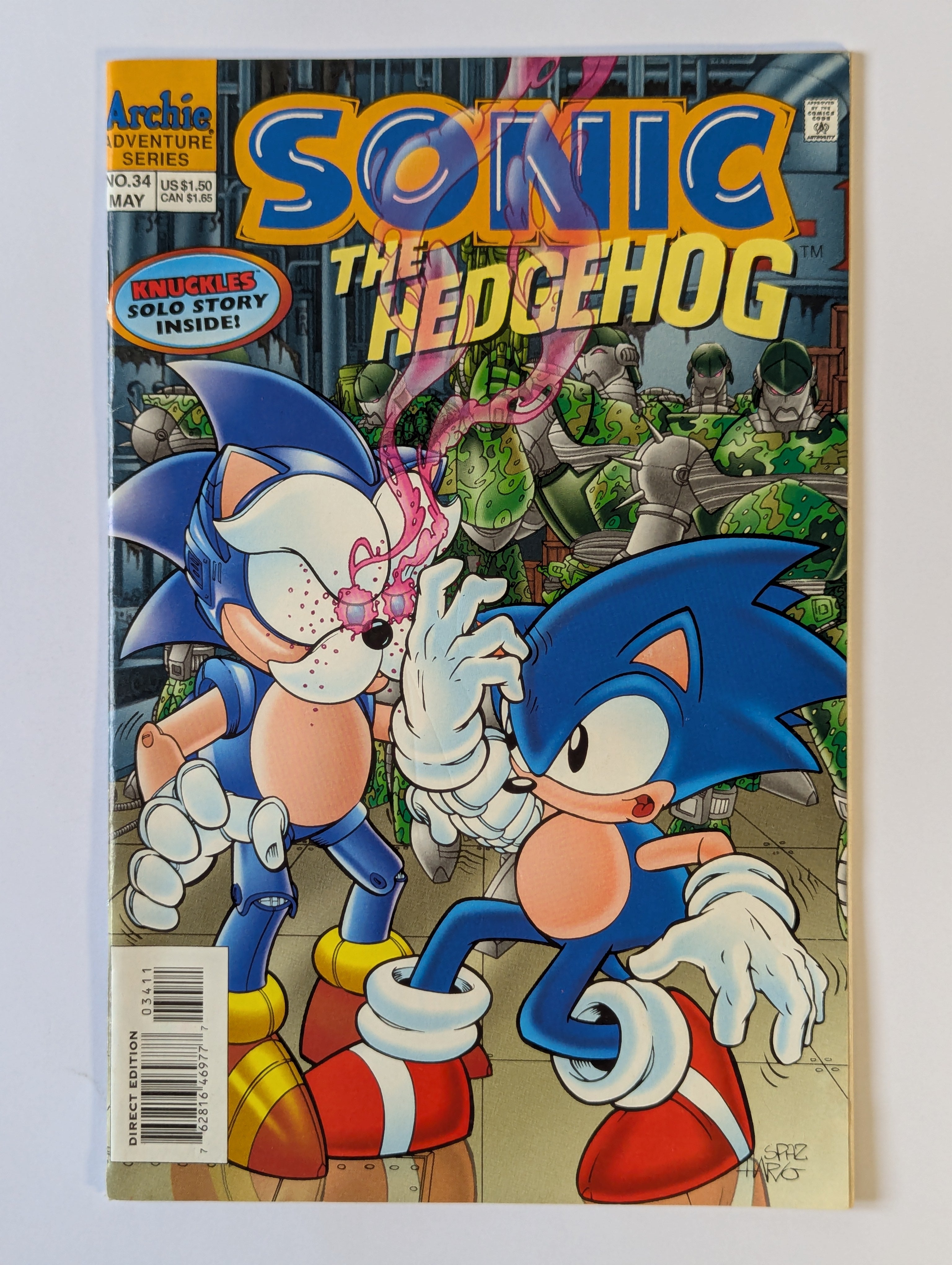 Sonic The Hedgehog 34 1993 Series Comicish
